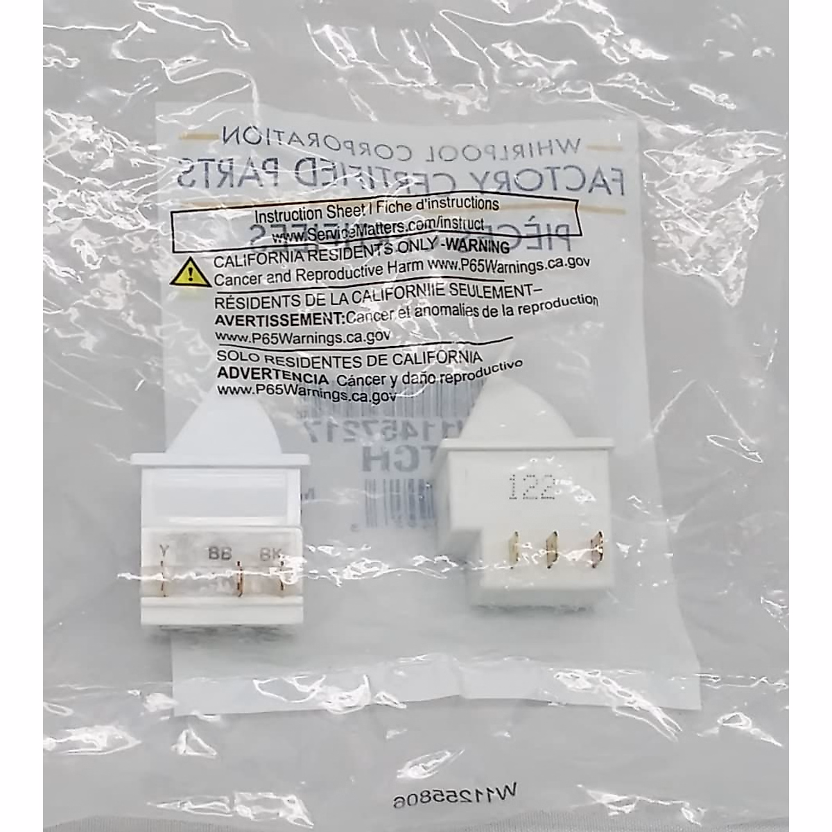 1115373 Refrigerator Door Switch - New - Two (2) Versions Included - Genuine OEM - R1-G9 - EA230910