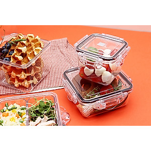 gotman Airtight Food Storage Container With Lid (50.7 oz) - Leak-Proof | BPA-Free | Meal Prep | Microwave, Freezer and Dishwasher Safe | Kitchen Fridge Organizer Boxes | Fresher Food