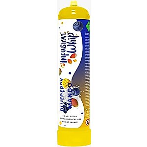 InfusionWhip Flavored Cream Charger Cylinder – 0.95L (Blueberry Mango)