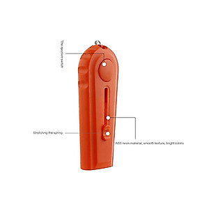 3 Pcs Fun Cap Zappa Beer Bottle Opener Party Collection Bottle Cap Shooters Launchers with Keychains, White Yellow Orange