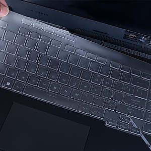 Keyboard Cover for 17.3" ASUS ROG Strix Scar 17 G733 G733ZX G733ZM G733PZ G733PY, ROG Strix Scar 17 SE G733CX, ROG Strix G17 G713 G713QR G733ZS Laptop, ROG Strix G17 Keyboard Skin Protector - TPU