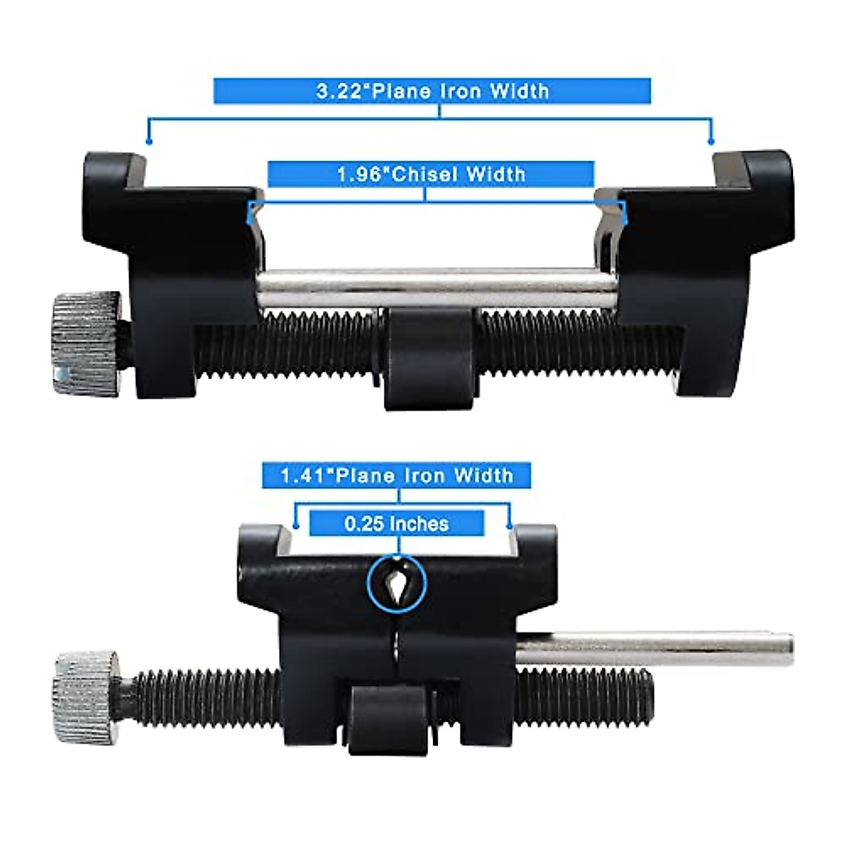 Aovemt Honing Guide for Chisels and Planes - Blades, Plane Iron, Chisel Sharpening Jig - Fits Chisels 1/8’’ to 1-7/8’’ - Fits Planer Blades 1-3/8’’ to 3-1/8’’