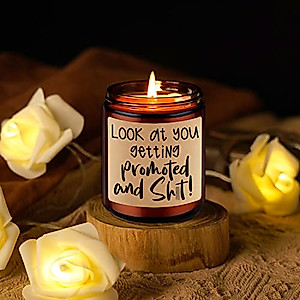 LEADO Scented Candles - Promotion Gift - Promotion Gifts for Women, Men, Coworker, Friends, Employees - Funny Promotion Gifts, Congratulations Gifts for Women, New Job, Office, Job Promotion Gifts