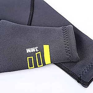 ZCCO Ultra Stretch 3mm Neoprene Wetsuit, Back Zip Full Body Diving Suit, one Piece for Men-Snorkeling, Scuba Diving Swimming, Surfing