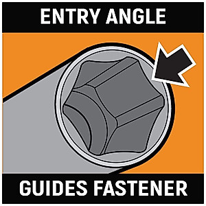 GEARWRENCH 1/2" Drive 6 Pt. Standard Impact Socket, 28mm - 84539N