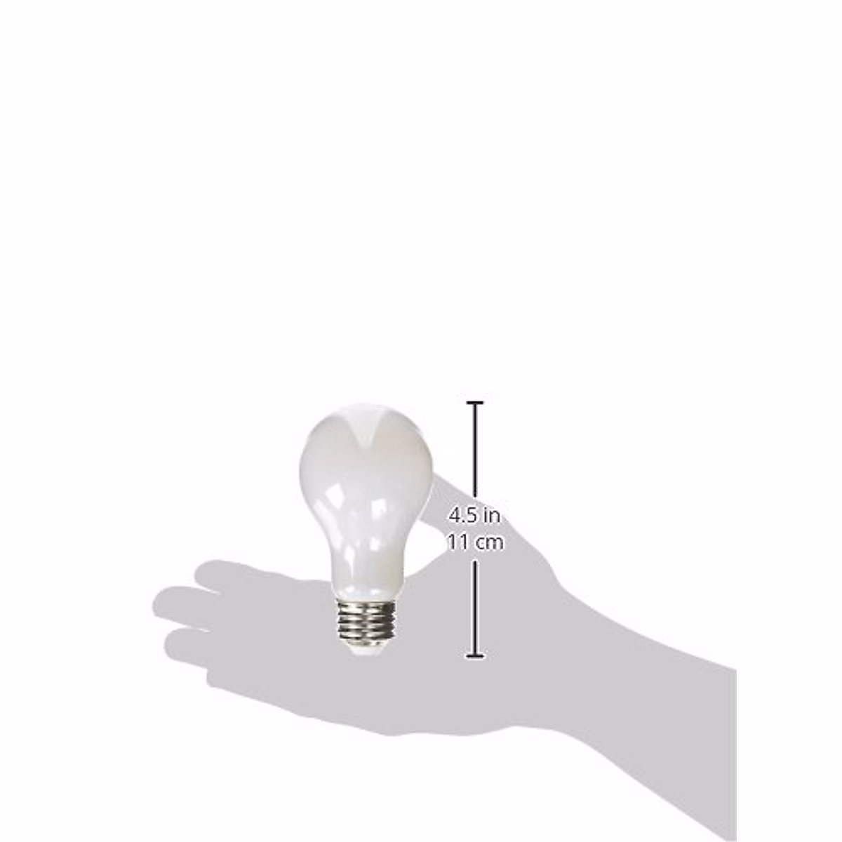 GE LED Light Bulbs, 60 Watt, Soft White, A19 (4 Pack)