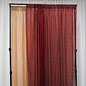 Efavormart 10 Ft. Double Cross Bars with Mounting Brackets, Hardware Compatible with Heavy Duty Backdrop Stand - Perfect for Wedding, Photo Booths, Events, Photography, and Exhibition Decorations