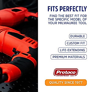 JB-68 Black Protective Cover for Milwaukee M18 5.0XC Battery (3.0/4.0)