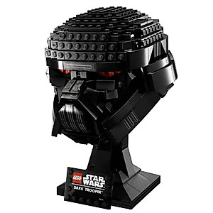 LEGO Star Wars Helmet Bust Building Set Collection + Grogu (Baby Yoda Keychain) Exclusive Bundles (Dark Trooper Helmet + Grogu (Baby Yoda) Keychain)
