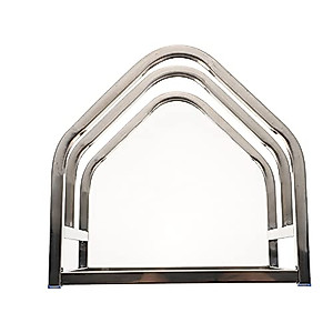 Hemoton Pot Lid Organizer Kitchen Plate Rack Holder Rest Chopping Cutting Board Holder Stand Storage Chopping Board Pots Pans Serving Trays (Sliver)