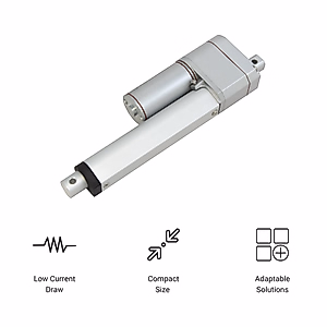 Progressive Automations 12V Potentiometer Feedback Mini Linear Electric Actuator: 4", 150 lbs, Innovative Compact Design, Versatile Capabilities for Home General Automation, Automotive, Manufacturing