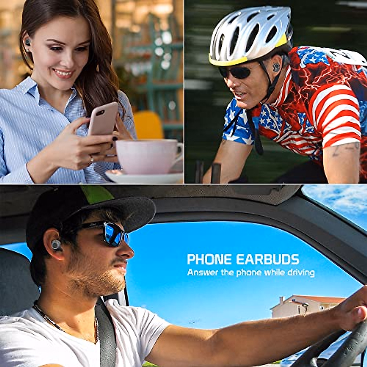 Works for Samsung Galaxy A12 by Cellet Wireless V5 Bluetooth Earbuds Compatible with Samsung Galaxy A12 with Charging case for in Ear Headphones. (V5.0 Black)