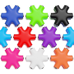 ExcelValley - Mono Patch Cable Splitter - TS 3.5mm 1/8" - Modular Synth Eurorack [Purple]