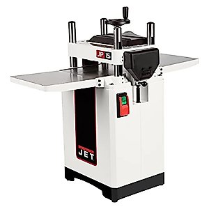 JET JWP-15BHH, 15-Inch Planer, Helical Cutterhead, 3HP, 1Ph 230V (722155)