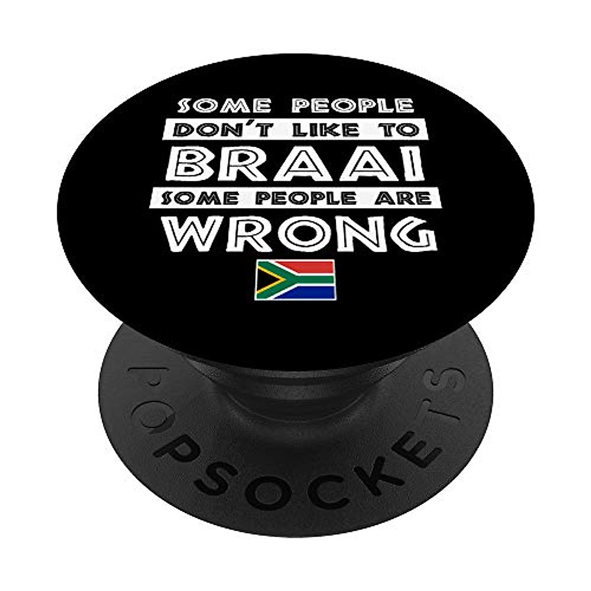 Like To Braai Funny South Africa Family BBQ Gift PopSockets PopGrip: Swappable Grip for Phones & Tablets