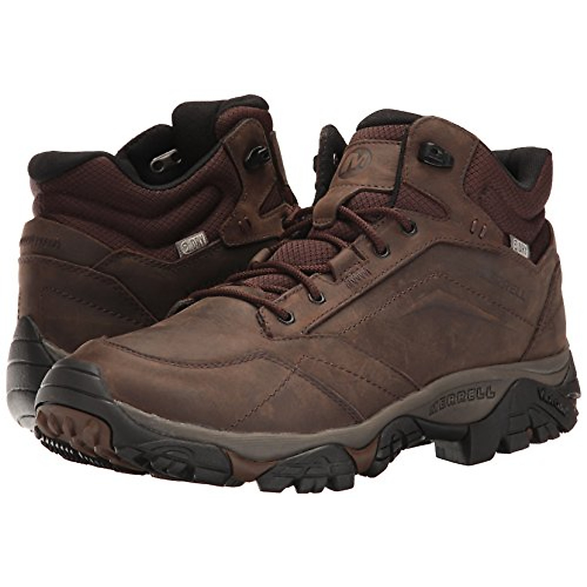 Merrell mens Moab Adventure Mid Wp Hiking Boot, Brown Dark Earth, 10.5 US