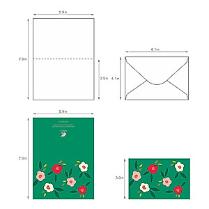 Nuposul Greeting Cards Assortment with Envelopes, 24 Pack Blank Cards Cards for All Occasions, Birthday, Thank You, Baby, Wedding and More