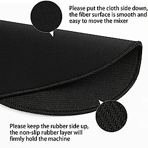 Stand Mixer Sliding Mat for Kitchenaid Mixer, Mixer Mover Slider Mat Compatible with Kitchenaid 4.5-5 Qt Tilt-Head Stand Mixer, Coffee Maker Slider Mat Kitchen Appliances with 2pc Cord Organizers