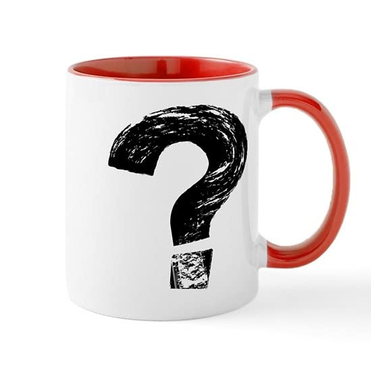 CafePress Artistic Question Mark Mugs Ceramic Coffee Mug, Tea Cup 11 oz