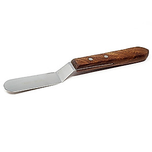 A2Z Scilab Brand Engineering Classic Offset Caulk Tooling Spatula, Stainless Steel (3 Inch Long Offset Blade)