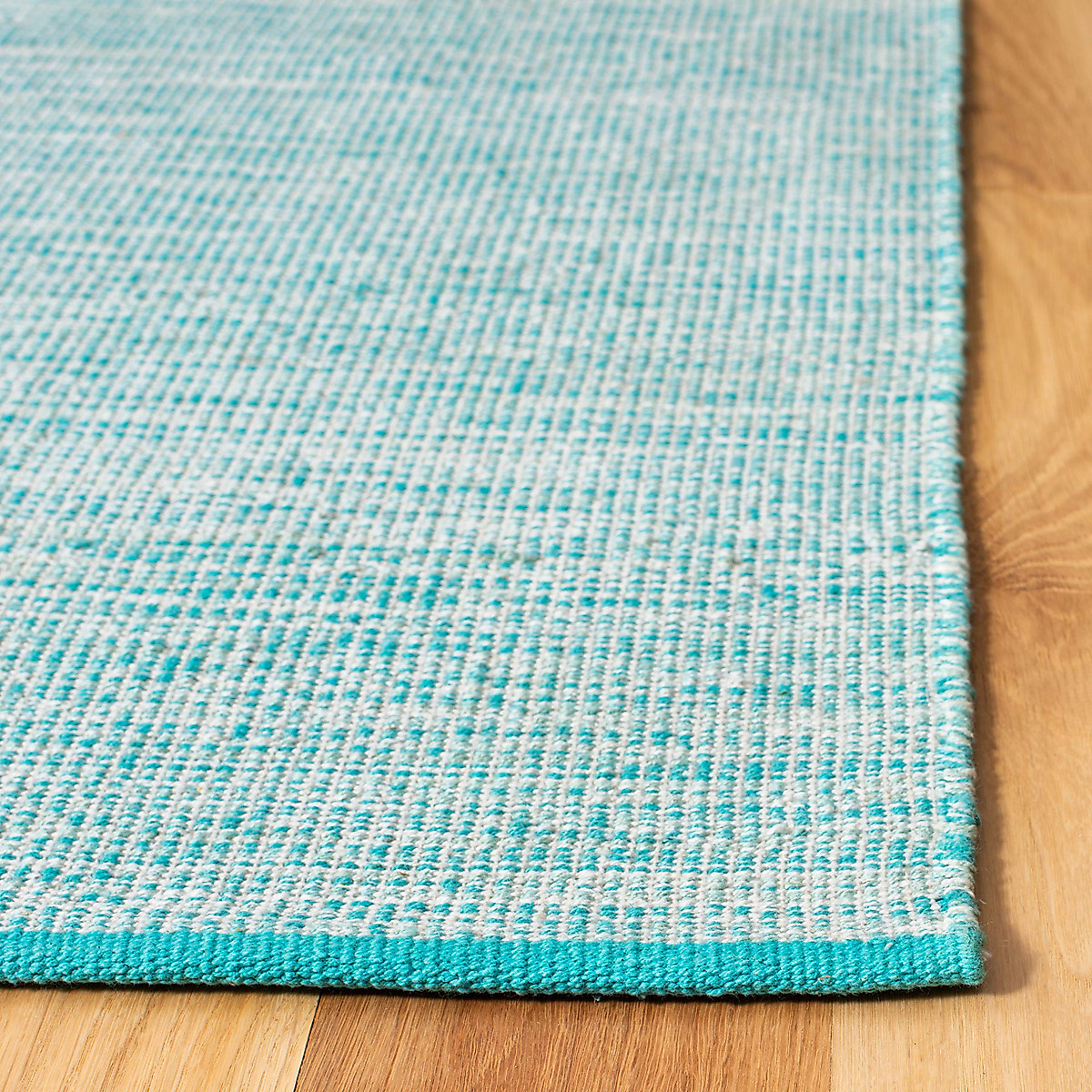 SAFAVIEH Montauk Collection Area Rug - 8' x 10', Pink & Fuchsia, Handmade Flat Weave Cotton, Ideal for High Traffic Areas in Living Room, Bedroom (MTK250U)