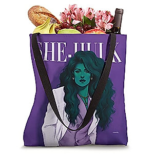 Marvel Avenger She-Hulk Jen Walters Women’s History Purple Tote Bag