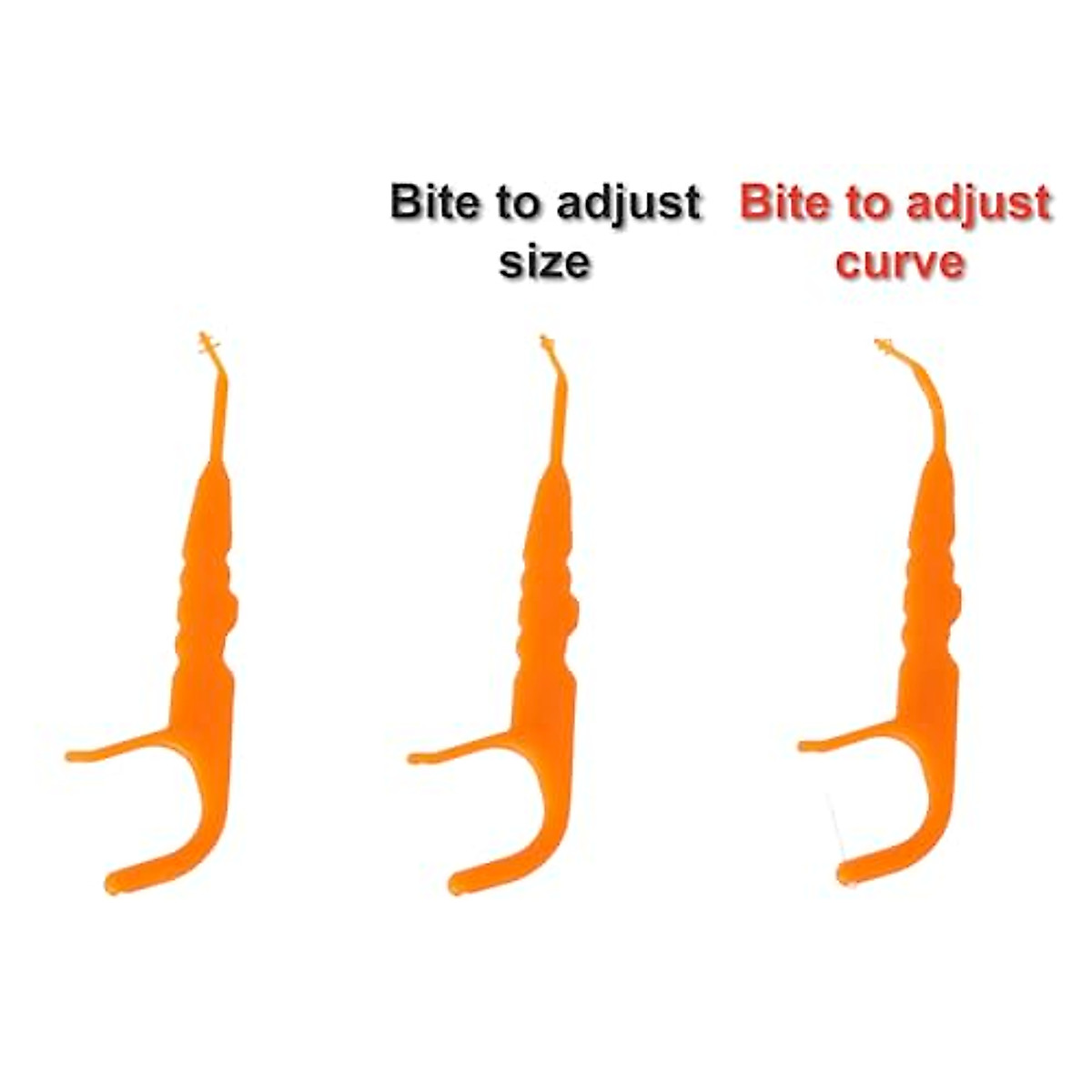 Flosser for Braces| Ortho Floss| 300 Count Bag| Pack of 6 Bonus 4 Interdental Brush| Floss Dental Pick Fits Between Brace Wire and Teeth| Quick and Easy Braces Floss