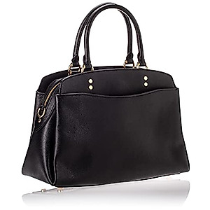 Coach Women's Lillie Carryall Top Handle Satchel Bag (Black)