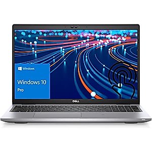Dell Latitude 5000 5520 Business Laptop Computer, 15.6" Touchscreen FHD 400nit, Intel Quad-Core i5-1145G7 (Beat i7-1065G7), 64GB DDR4 RAM, 2TB PCIe SSD, WiFi 6, BT 5.2, Backlit KB, Gray, Win10 Pro