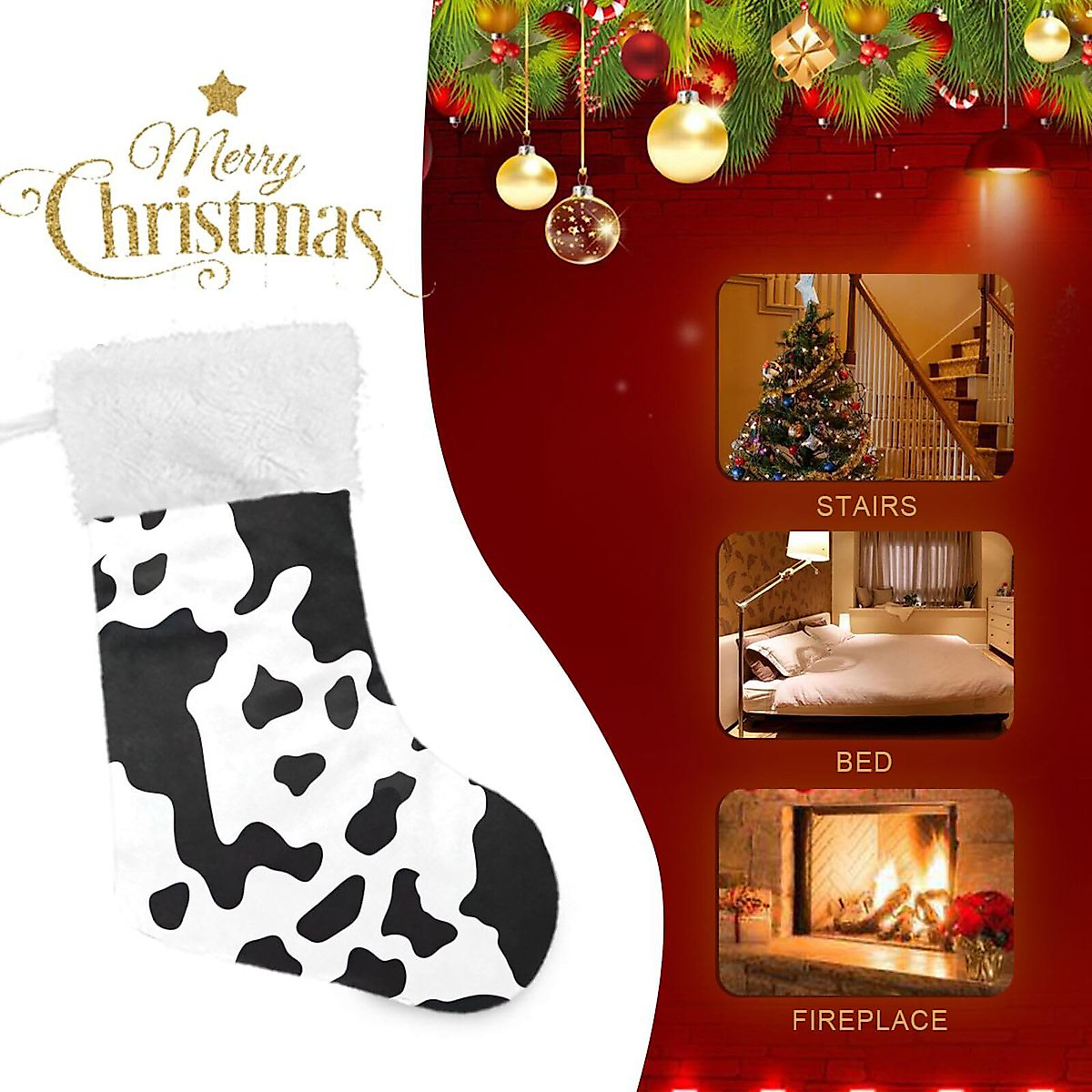 Nander Animal Cow Print Multifunctional Diaper Organizer Reusable Waterproof Wet Dry Bag Storage Bag Travel Nappy Bag