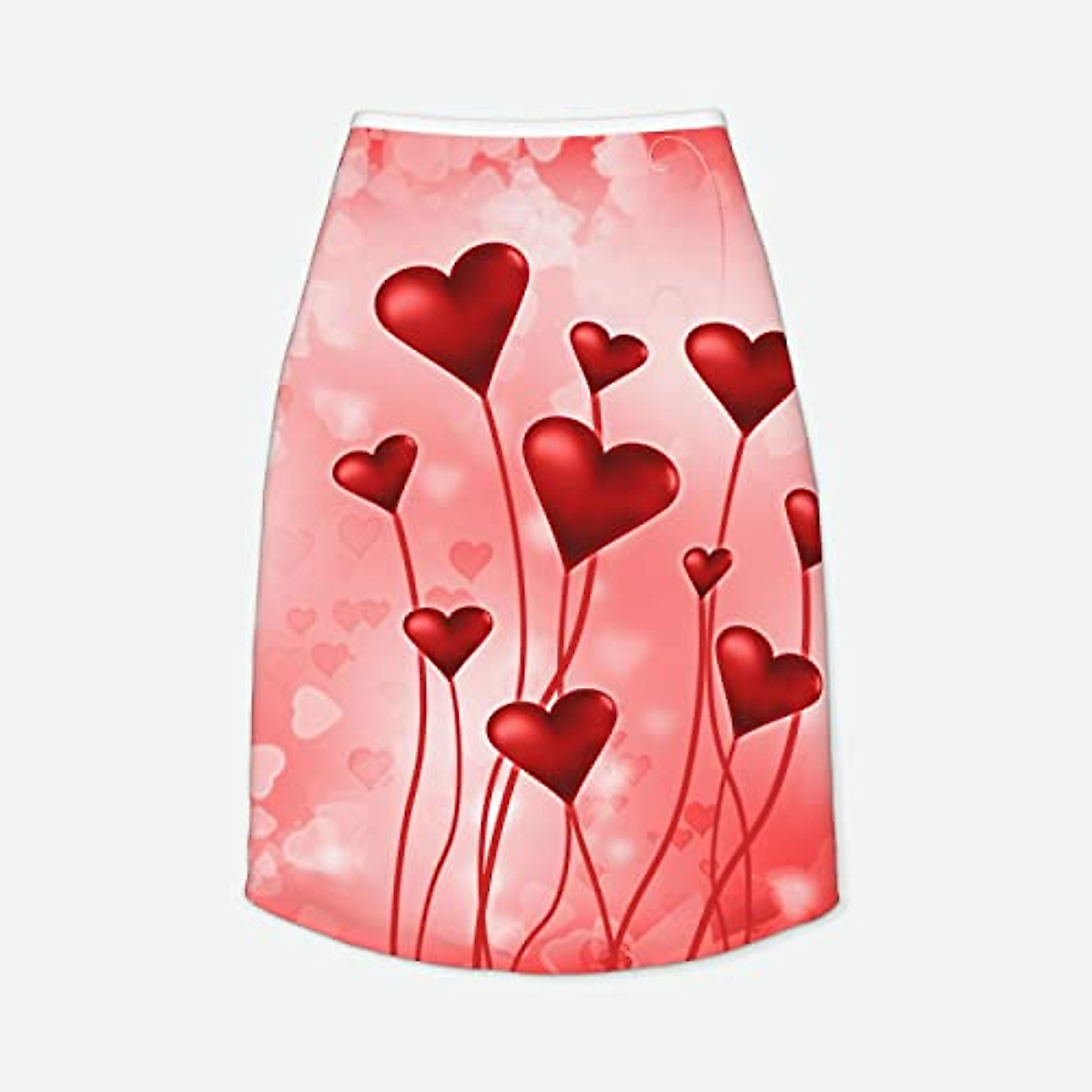 Heart Shape Balloon Dog Puppy Cotton T-Shirt, Valentine's Day Washable Pets Clothes for Kitty Cats Dogs All Seasons 5XL