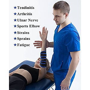 Elbow Brace, Adjustable Elbow Splint Support Immobilizer Brace Stabilizer Sleeping for Cubital Tunnel Syndrome, Comfortable for Ulnar Nerve entrapment Relief Pain and Tendinitis Arm Straightener Fit Men ＆ Women