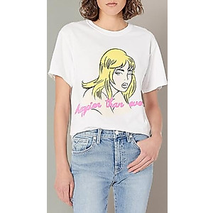 Billie Eilish Exclusive Official Au Revoir Happier Than Ever T-Shirt White, Large