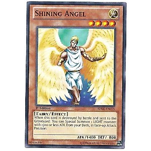 Yu-Gi-Oh! - Shining Angel (SDBE-EN018) - Structure Deck: Saga of Blue-Eyes White Dragon - 1st Edition - Common