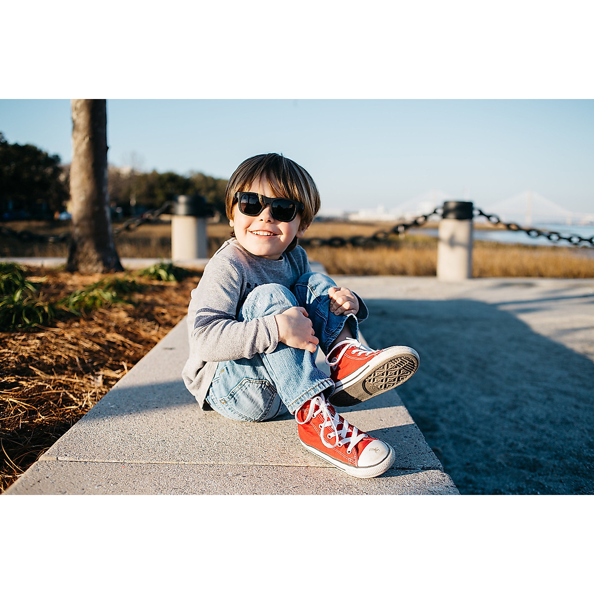 Babiators Original Navigator Black Ops Kid's Sunglasses, UV Protection, Ages 0-2