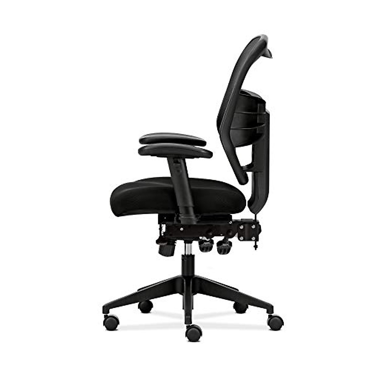 HON Prominent Mesh High-Back Task Chair, with Seat Glide and Height-and Width-Adjustable Arms, Asynchronous Control, Black