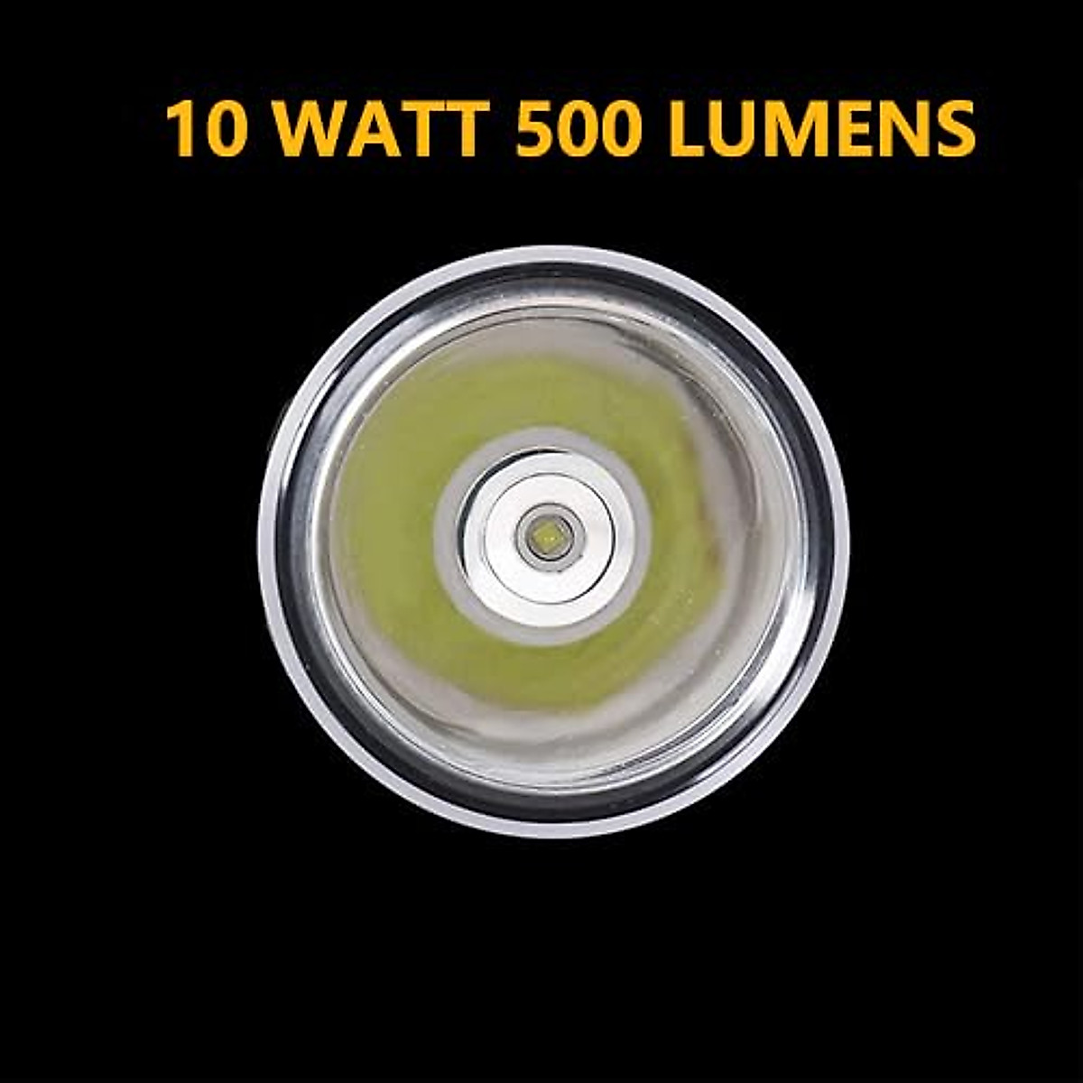 KunHe Heavy Duty 2 D Cell Battery LED Big Flashlights High Lumens Single Mode Flashlight, Aluminum, Ourdoor, Emergency, Power Outage Supplies