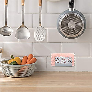 Attom Tech Home Dish Drying Rack with Sponge Holder