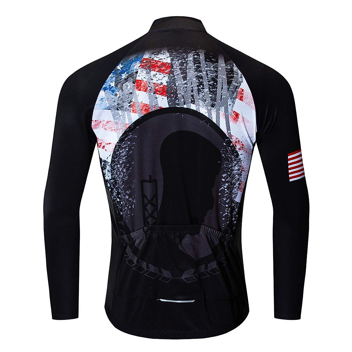 Men's Cycling Jersey Long Sleeve Men Bike Shirt Tops Breathable Bicycle Clothing Quick Dry