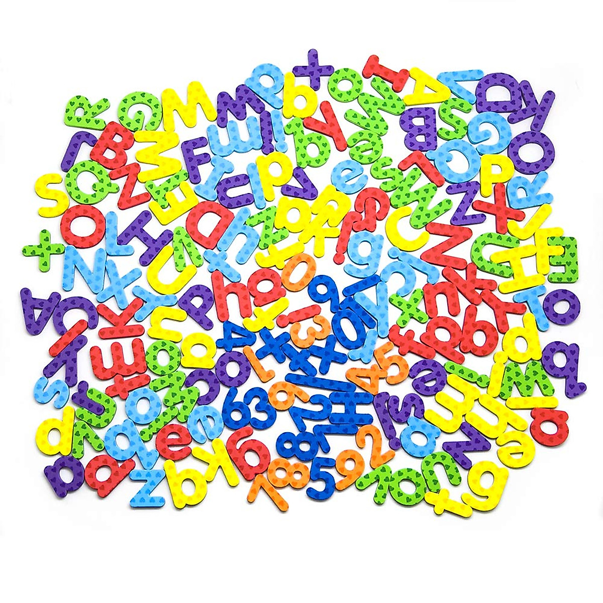 Magnetic Letters and Numbers, Fun Alphabet Kit for Kids, ABC Educational Toys, Refrigerator Magnets with Dry Erase Magnetic Board Preschool Toy - 112PCS