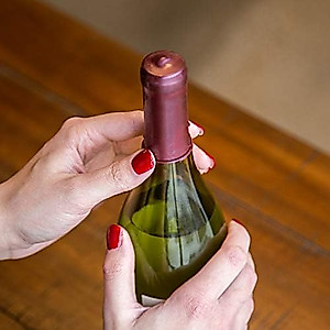 Big Betty - Pinot Protector Wine Bottle Stopper - Air-Tight, No Leak, Food Grade Nitrile - Red (6 Count)