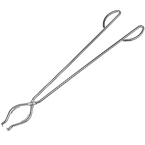 Skyflame 40-Inch Stainless Steel Log Claw Tongs - Heavy-Duty Metal Grip Grabber Tool for Indoor Fireplace Outdoor Gas FirePit & Wood Burning Chiminea/Campfire, Large Fire Tong for Moving Firelogs