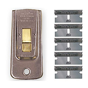 IVY Classic 11156-3: Razor Blade Scraper with 5 Blades, USA, Contains 3 Scrapers + 3 Packs of 5 Blades