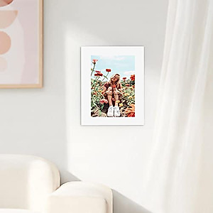 Falling in Art 50 Pack Acid-Free Mat Boards - 11x14 Uncut White Backing Boards, 4 - Ply Thickness Backer Boards for Photos, Pictures, Frames, Artworks and Prints