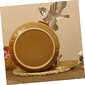 SHOWERORO Soup Pot with Lid Ceramic Oven Soup Stew Pot Japanese Soup Bowl Soup Pot Stew Pan Cooking Supply Soup Bowl with Lid Korean Pot Stew Pot with Lid Chicken Stew Pot Small