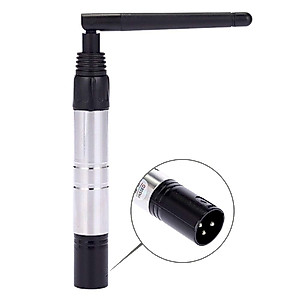 Lixada DMX512 DMX Dfi DJ 2.4G Wireless Transmitter with Adapter Antenna Lighting Controller 23DBM High Power 1000M Ultra Long Distance for LED Stage PAR Effect Lamp