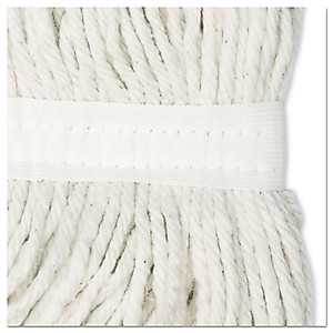 Boardwalk BWK2020REA #20 Cut-End Rayon Wet Mop Head - White