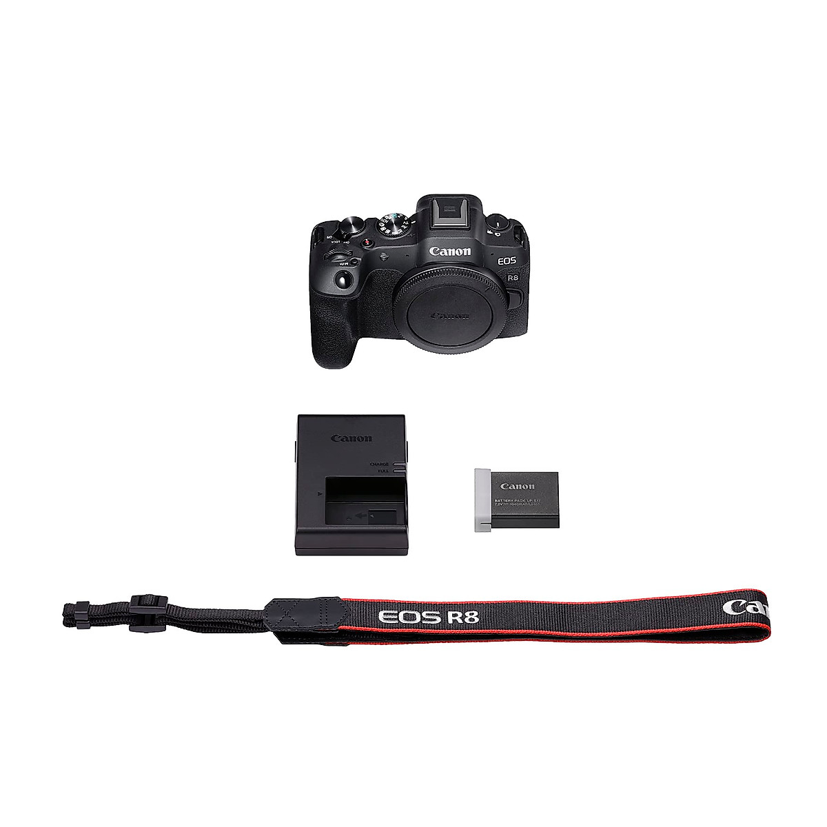 Canon EOS R8 Full-Frame Mirrorless Camera (Body Only), RF Mount, 24.2 MP, 4K Video, DIGIC X Image Processor, Subject Detection & Tracking, Compact, Lightweight (Renewed)