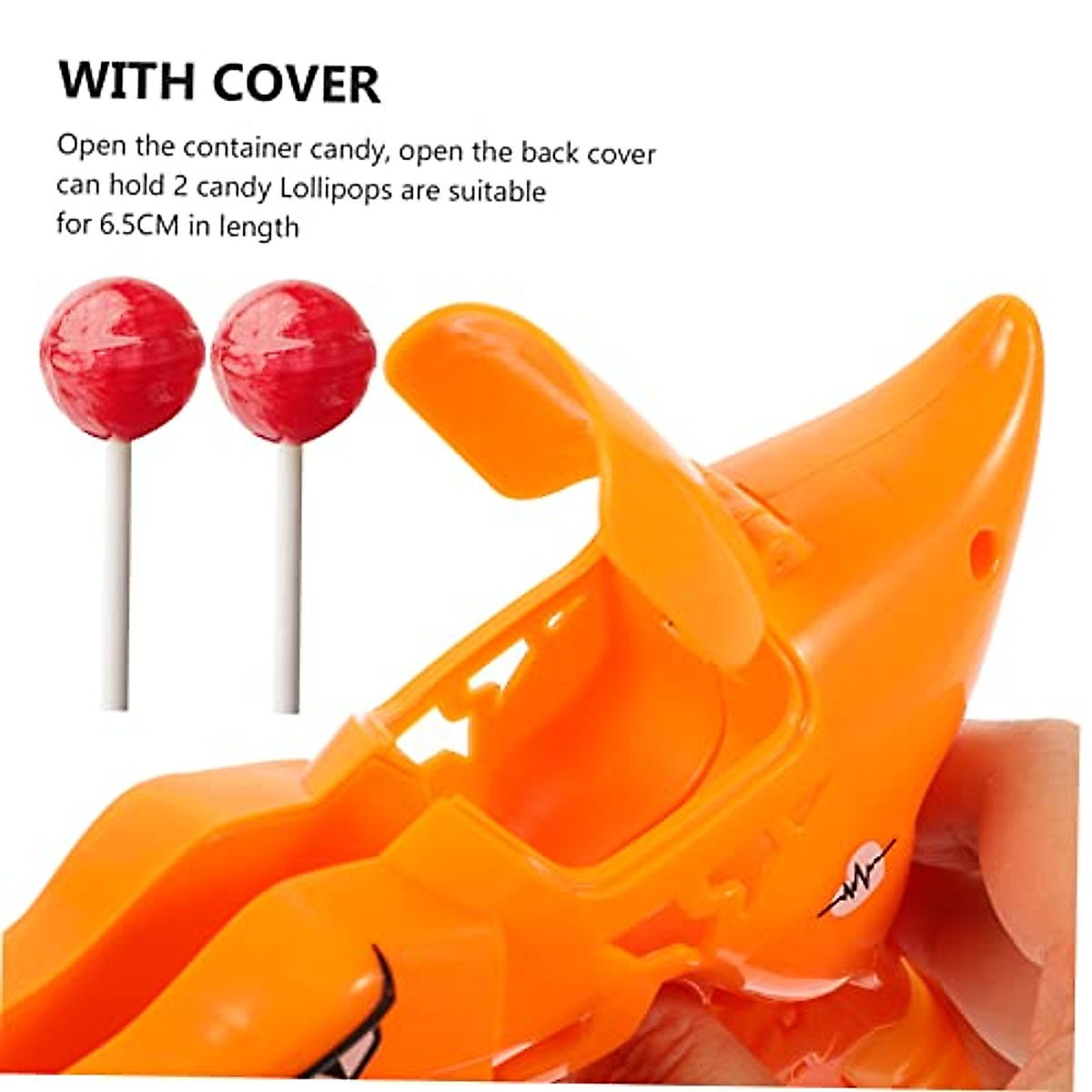 SAFIGLE Kids Robot Toy 6 pcs Sugar New for Ups Toy Shape Kids Dessert Gift Year Stand Robot Candy Electric -ups Surprise Birthday Party Prank Orange Colored Toys Creative