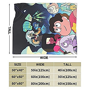 POLIAB Flannel Fleece Throw Blanket Lightweight Cozy Super Soft Bedspread Sheet Microfiber (50"X60")